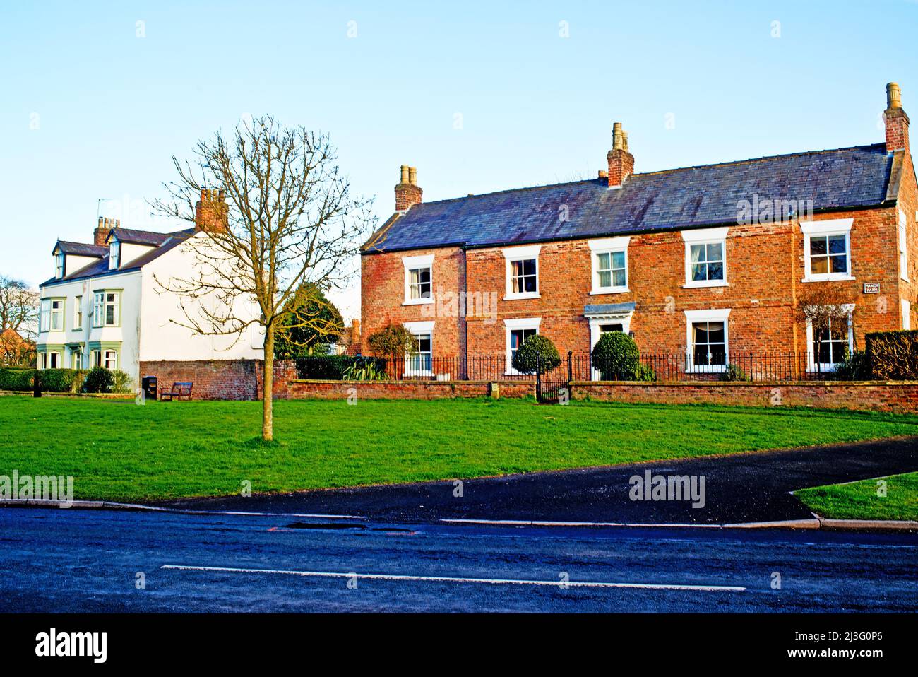 Manor Farm House, Upper Poppleton, North Yorkshire, England Stock Photo ...
