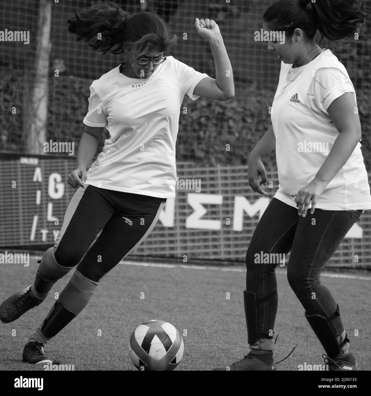 Sport kid after running Black and White Stock Photos & Images - Alamy