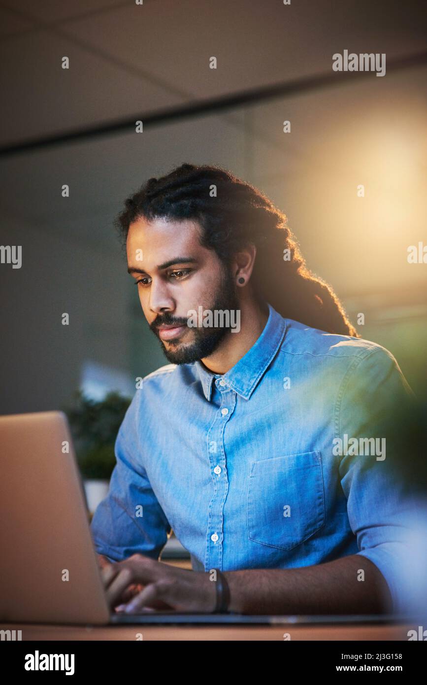 Hard work and determination are the keys to success. Cropped shot of a ...