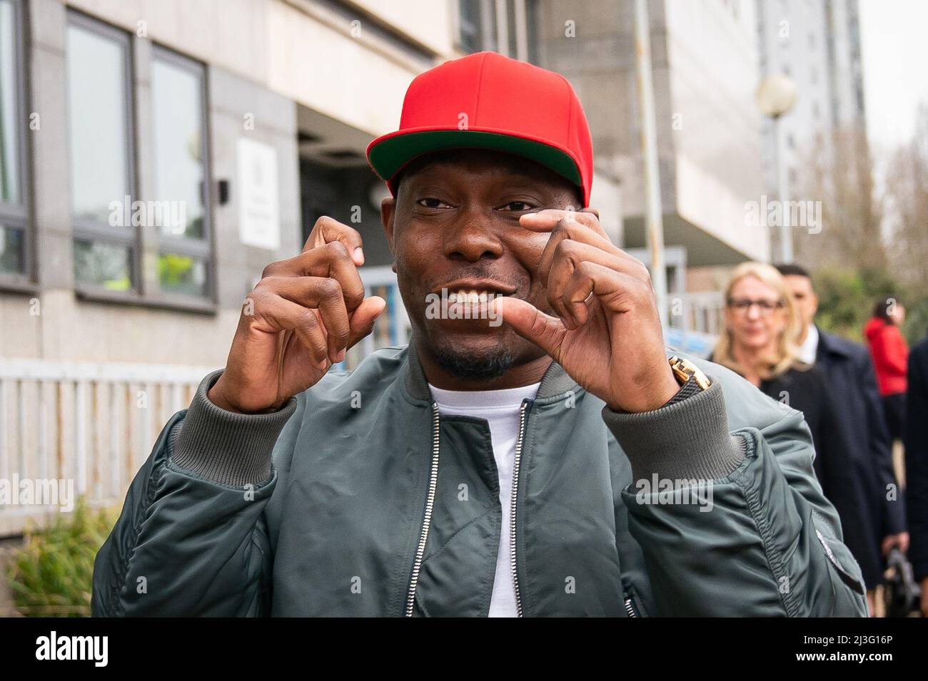 Grime artist Dizzee Rascal, real name Dylan Kwabena Mills, leaves ...
