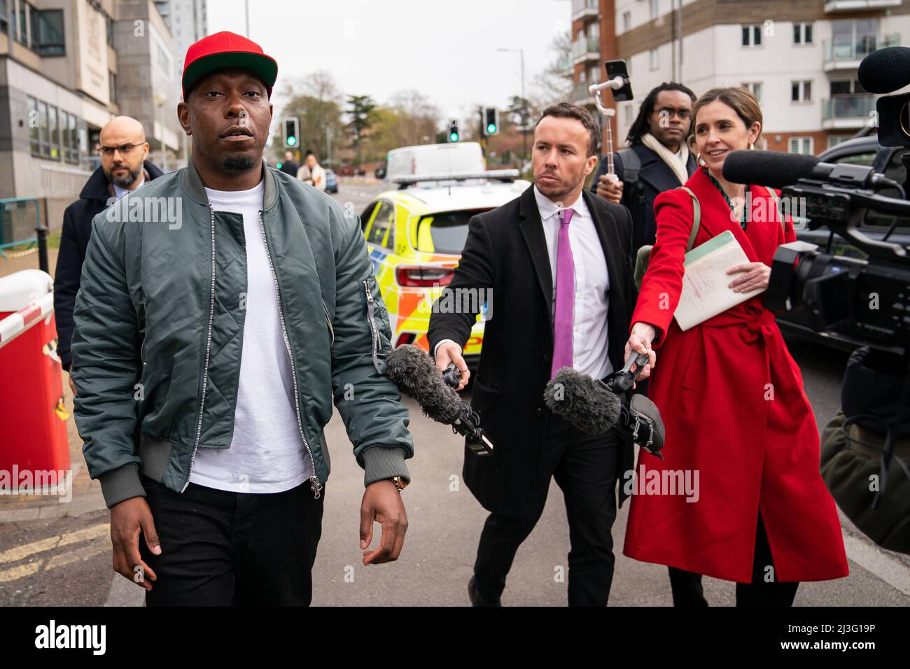Grime artist Dizzee Rascal, real name Dylan Kwabena Mills, leaves ...