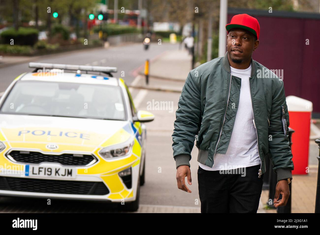 Grime artist Dizzee Rascal, real name Dylan Kwabena Mills, arrives at ...