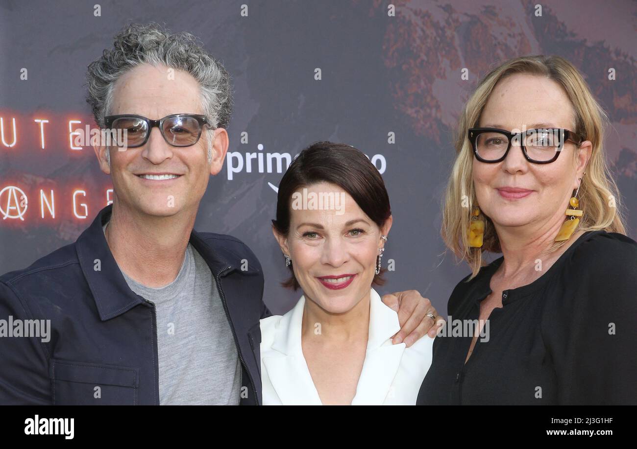 LOS ANGELES, CA - APRIL 7 - :Lili Taylor, Robin Sweet, Lawrence ...