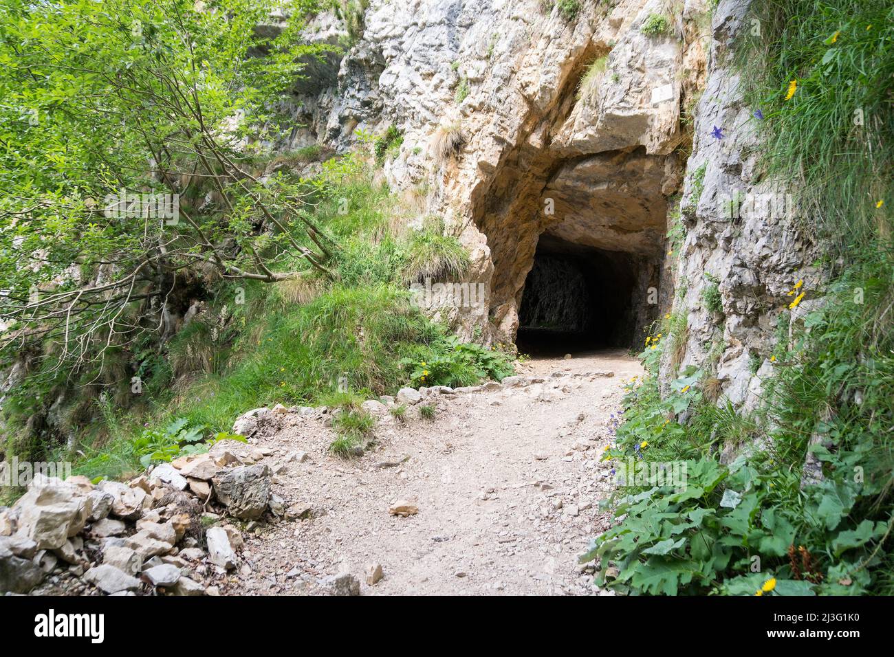 The road of the 52 tunnels is a military mule track built during the ...