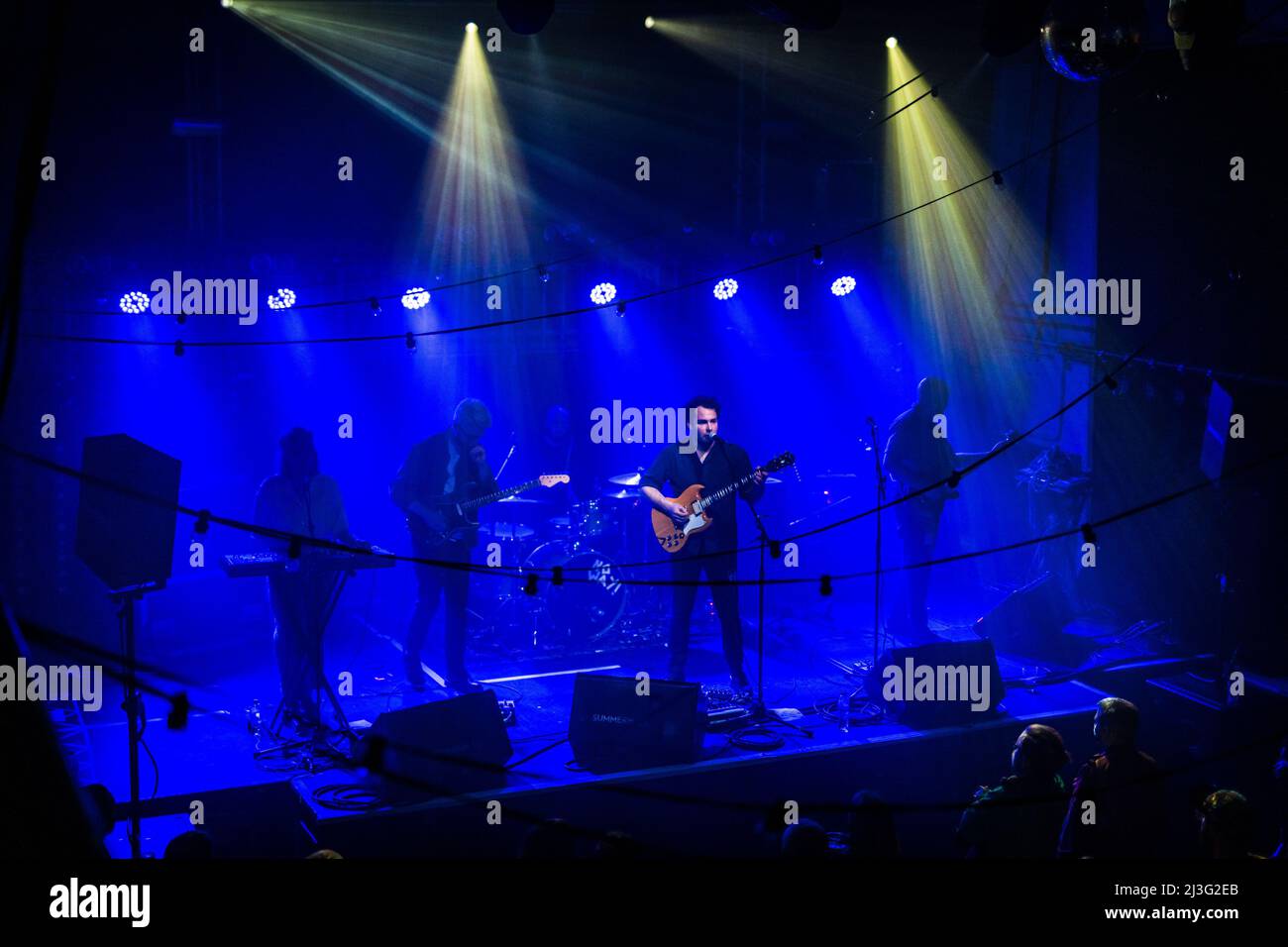 Edinburgh, Scotland. Thu 7 April 2022. Scottish band Savage Mansion ...