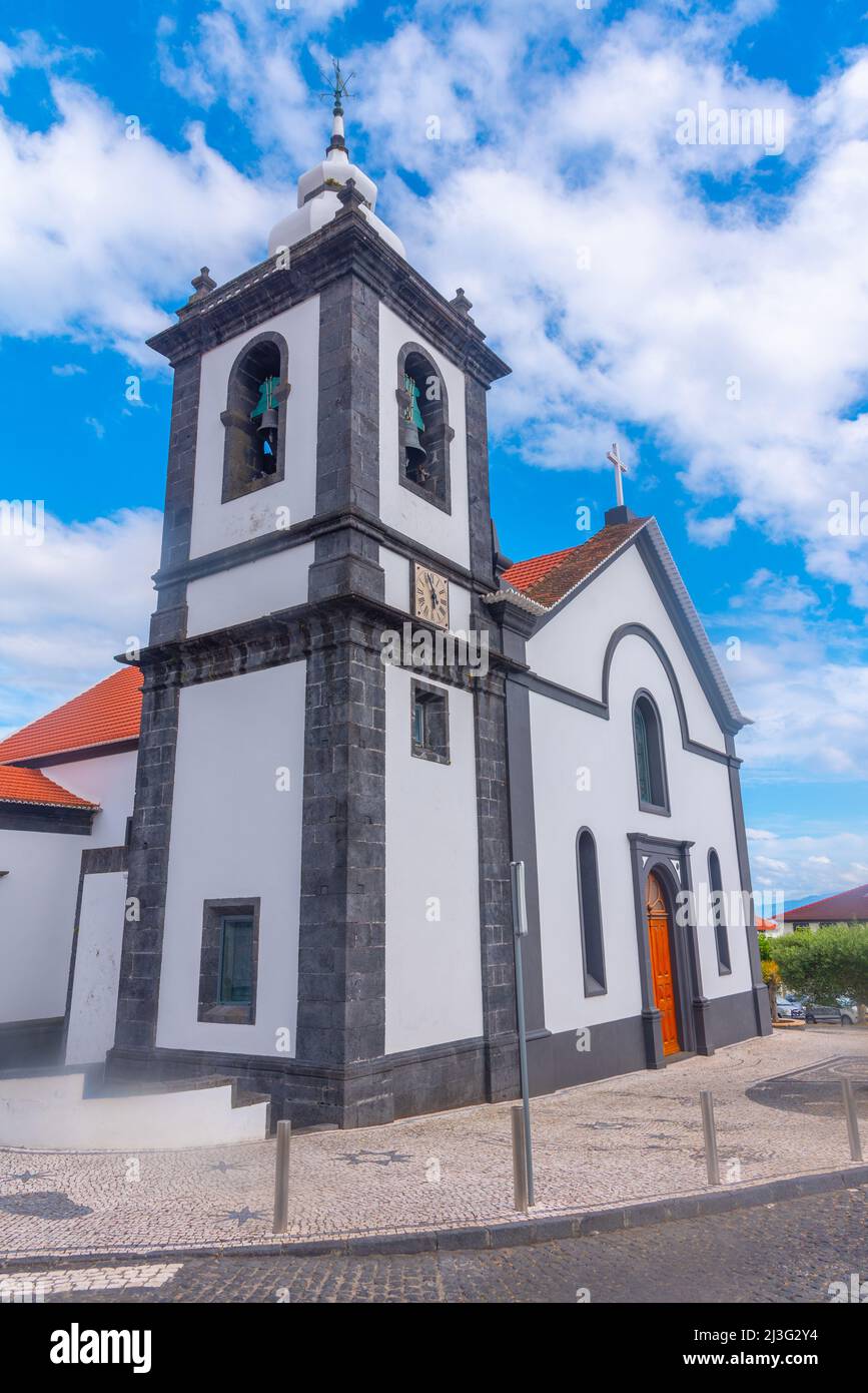 Matriz de Velas church at Velas, Sao Jorge island, Azores, Portugal ...