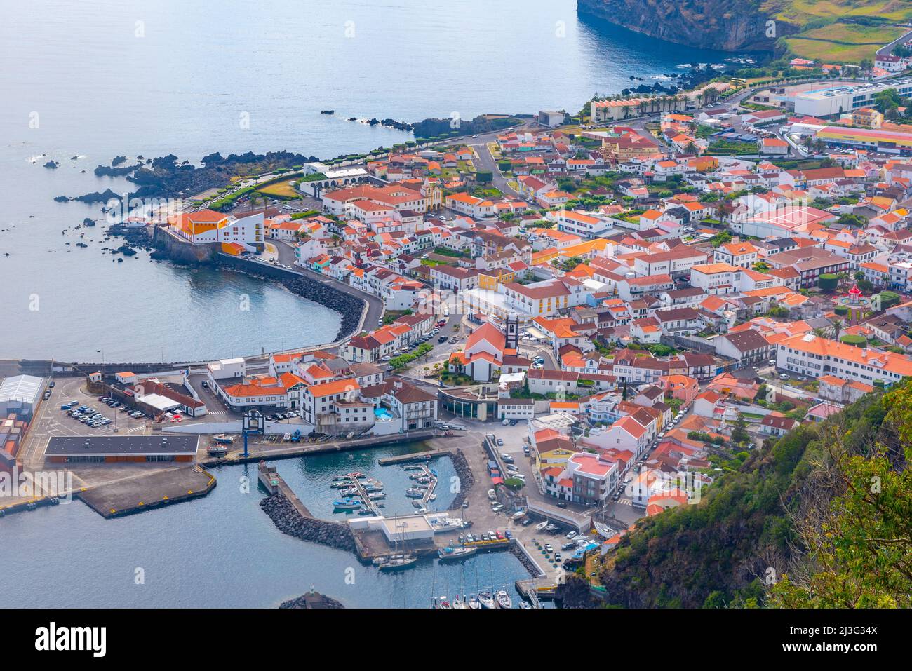Aerial view velas town hi-res stock photography and images - Alamy