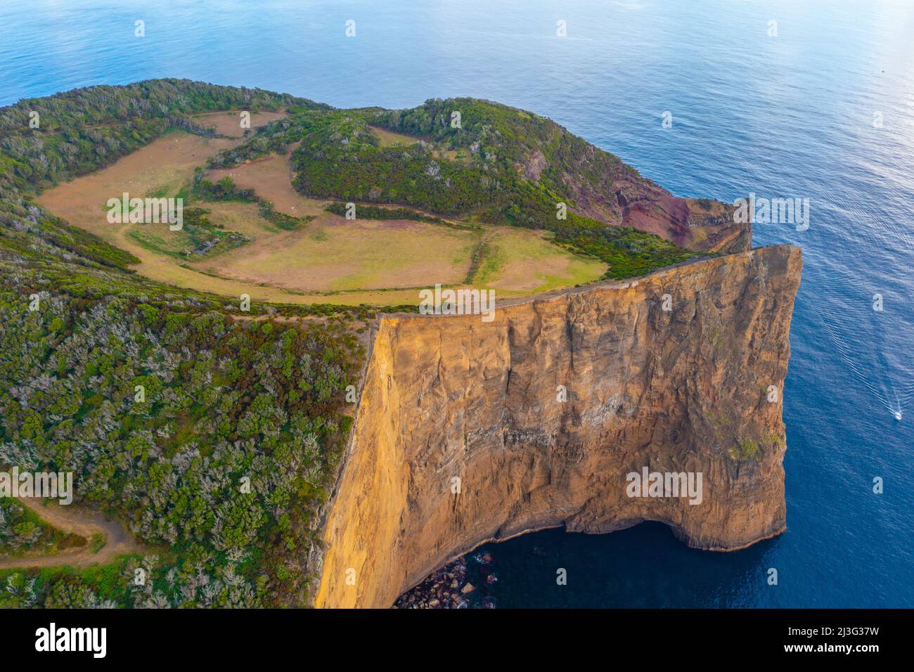 Morro Grande caldera at Sao Jorge, Azores, portugal Stock Photo - Alamy