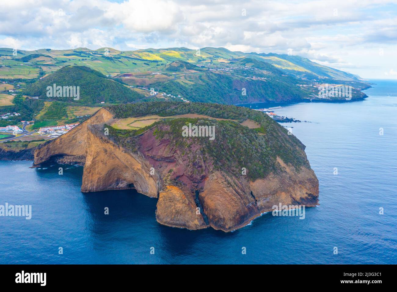 Morro Grande caldera at Sao Jorge, Azores, portugal Stock Photo - Alamy