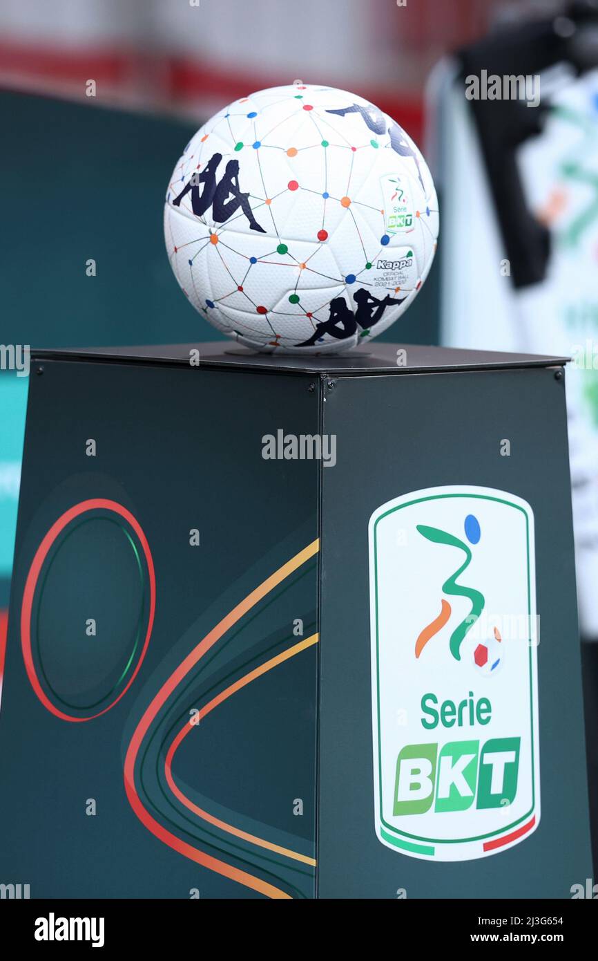 A general view of the official SERIE BKT match ball during AC Monza vs ...
