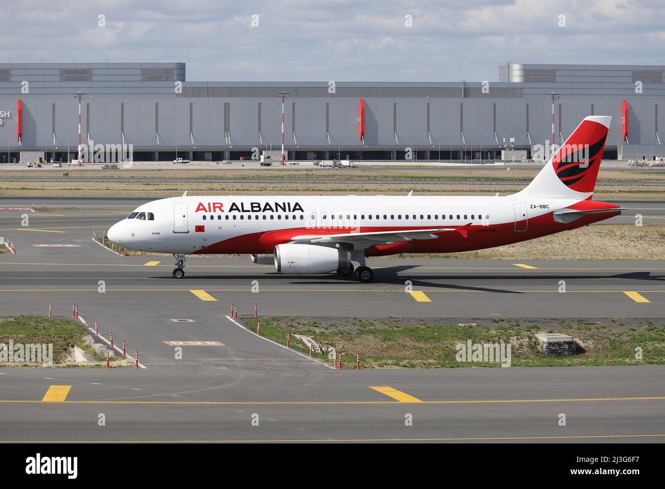 ISTANBUL, TURKEY - OCTOBER 05, 2021: Air Albania Airbus A320-232 (CN ...