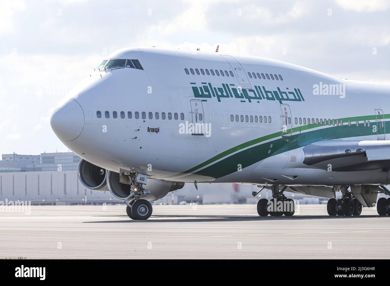 ISTANBUL, TURKEY - OCTOBER 05, 2021: Iraqi Airways Boeing 747-446 (CN ...