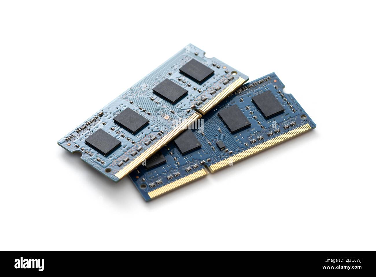Computer RAM (Random Access Memory) modules on the white background Stock Photo - Alamy