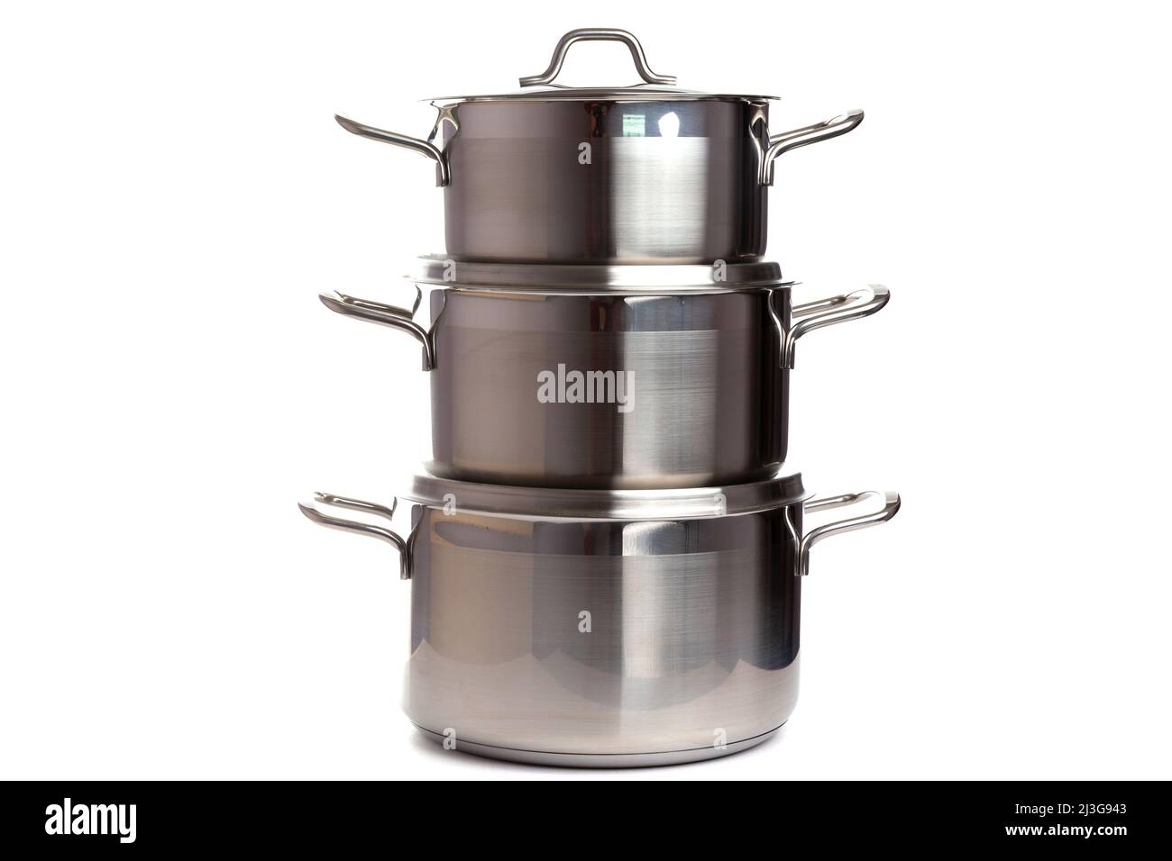 Set three frying pans hi-res stock photography and images - Alamy