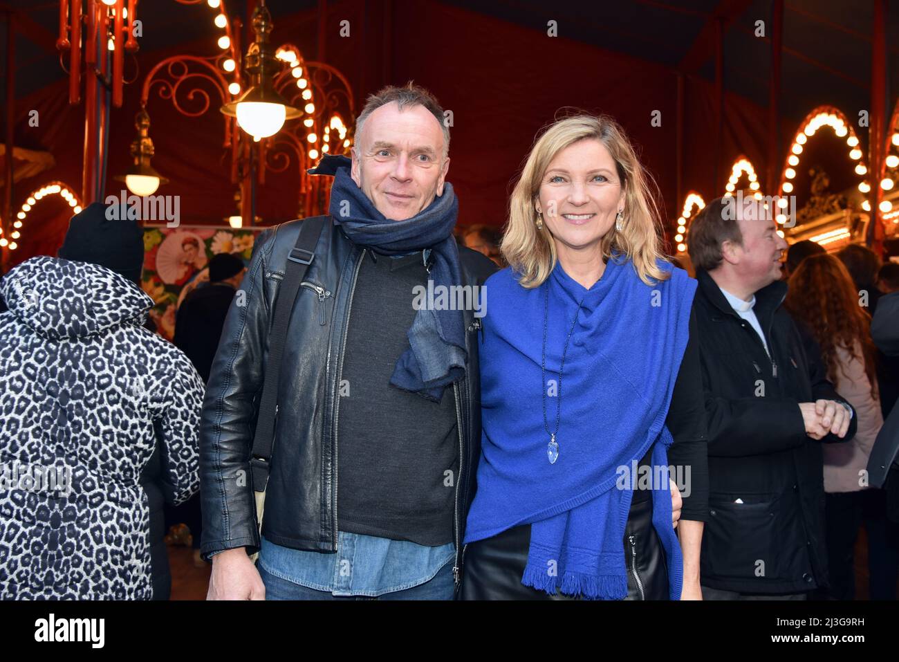 Cologne, Germany. 07th Apr, 2022. Actress Susanne Pätzold and her ...