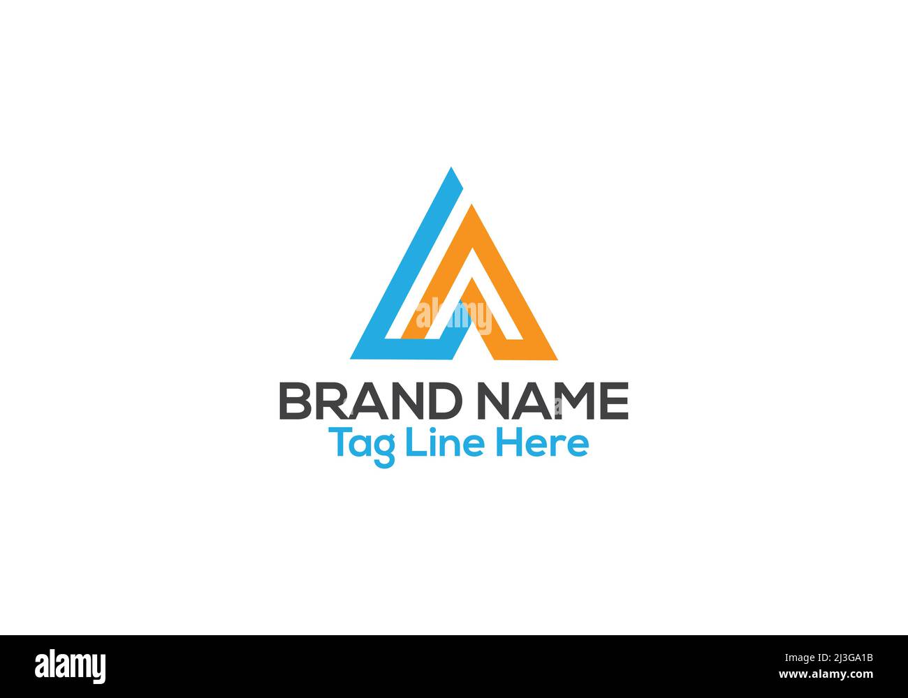 A letter logo design and A minimalist logo vector template Stock Vector ...