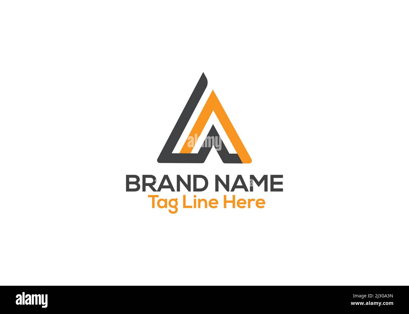 A letter logo design and A minimalist logo vector template Stock Vector ...