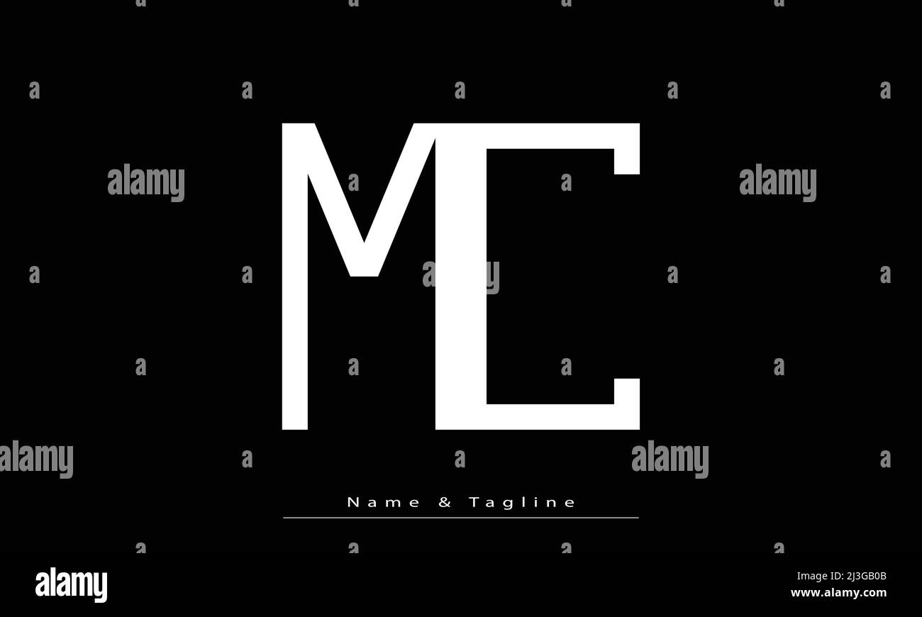 Alphabet letters Initials Monogram logo MC , CM Stock Vector Image ...