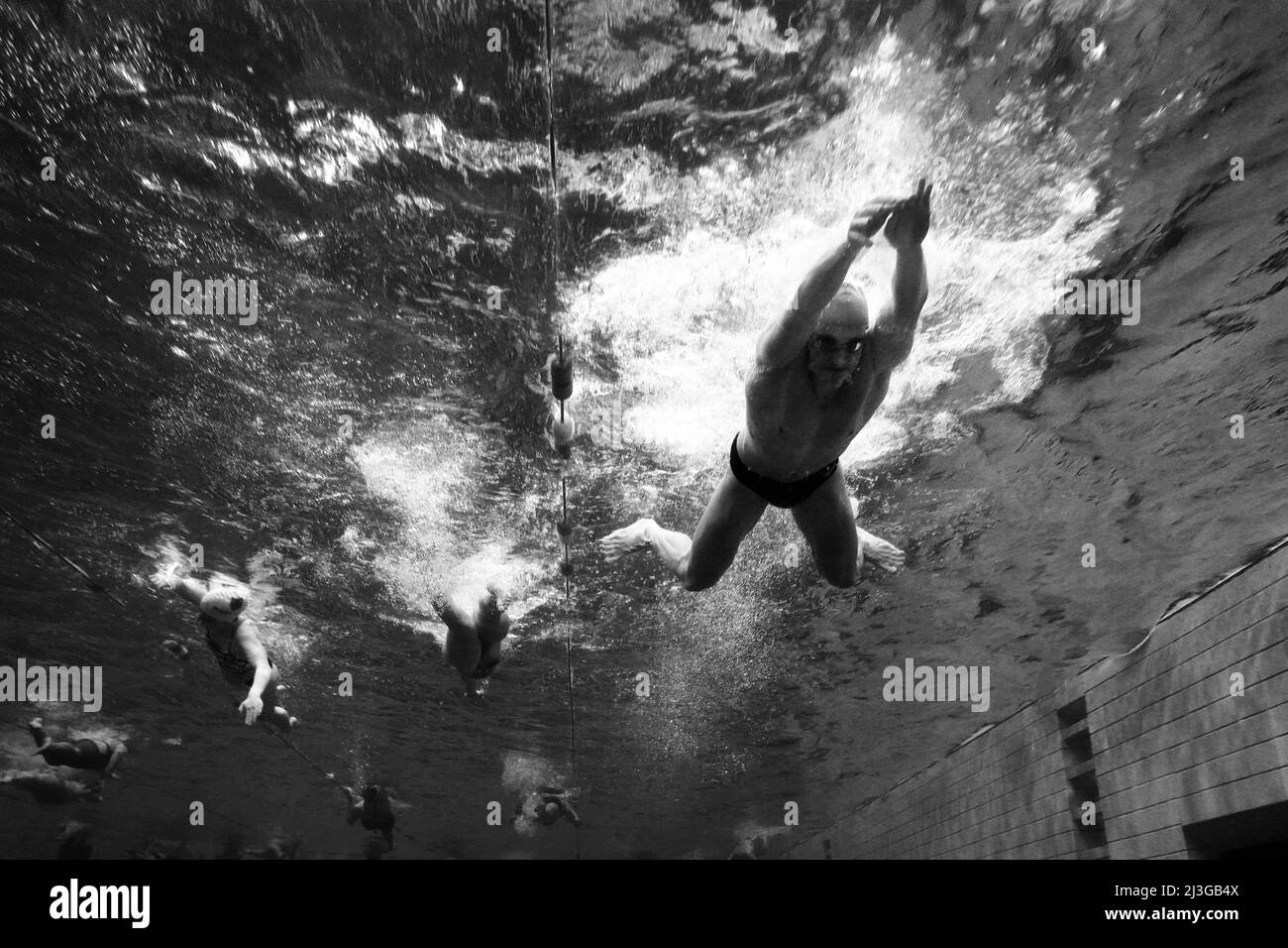 Sheffield ponds forge pool Black and White Stock Photos & Images - Alamy