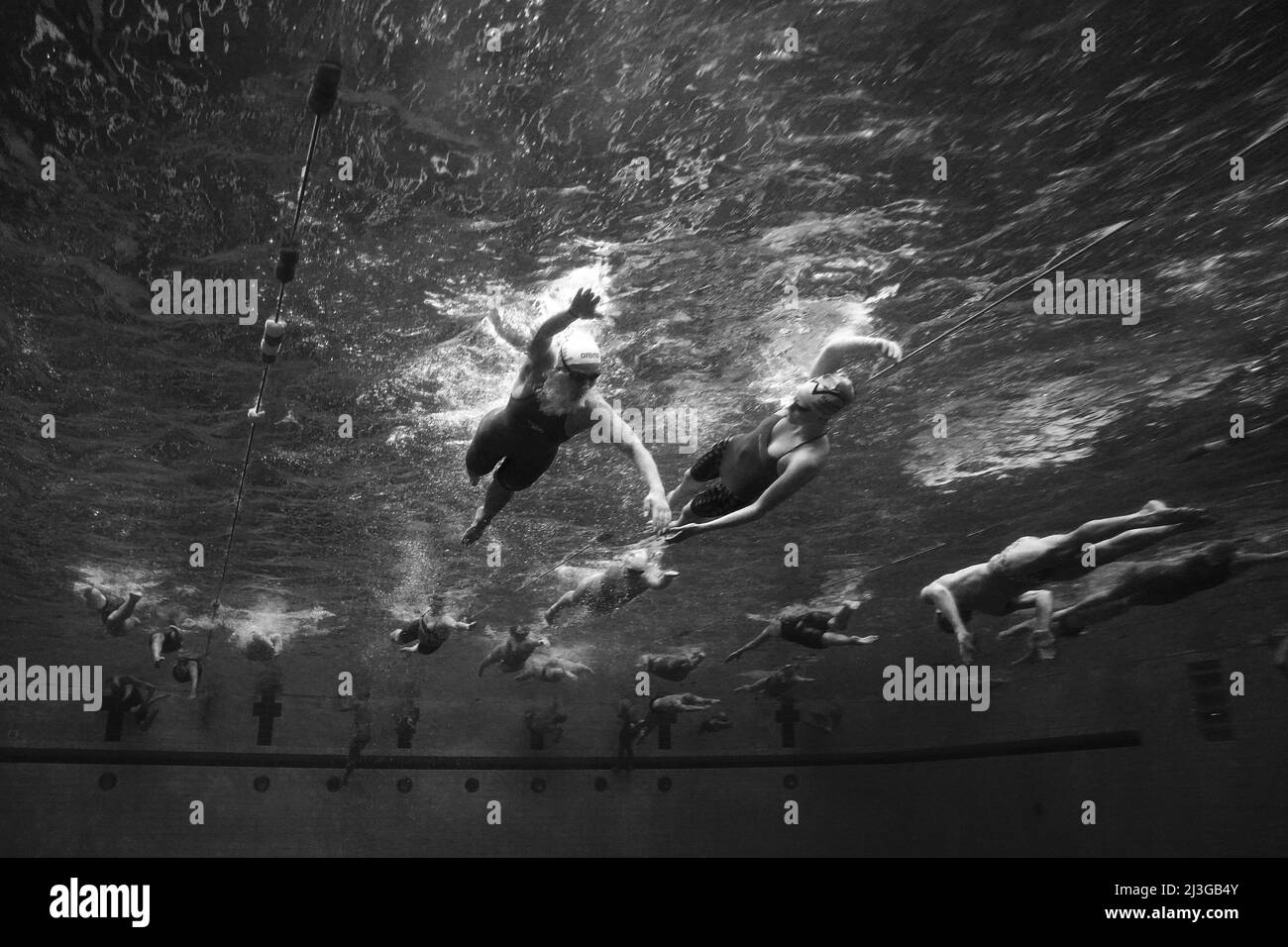 Sheffield ponds forge pool Black and White Stock Photos & Images - Alamy