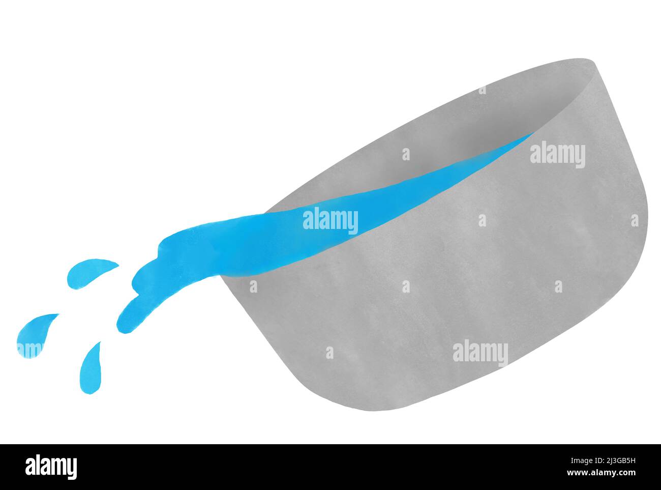 Water splashing from plastic basin Stock Photo - Alamy