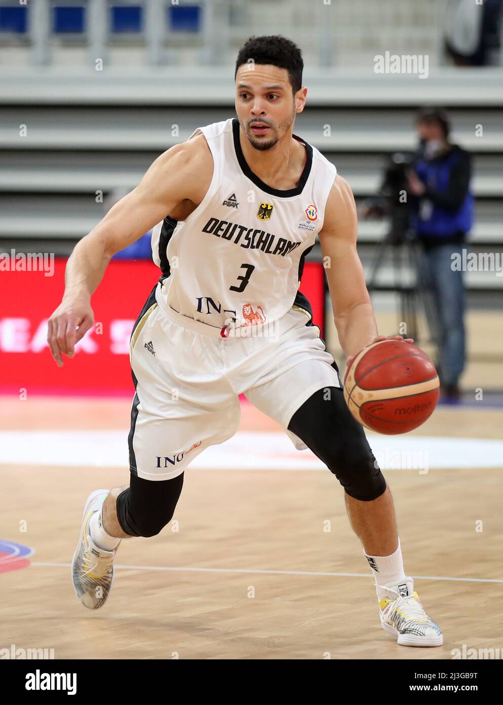Dominic Lockhart #3 von Deutschland Germany vs Israel Basketball World ...