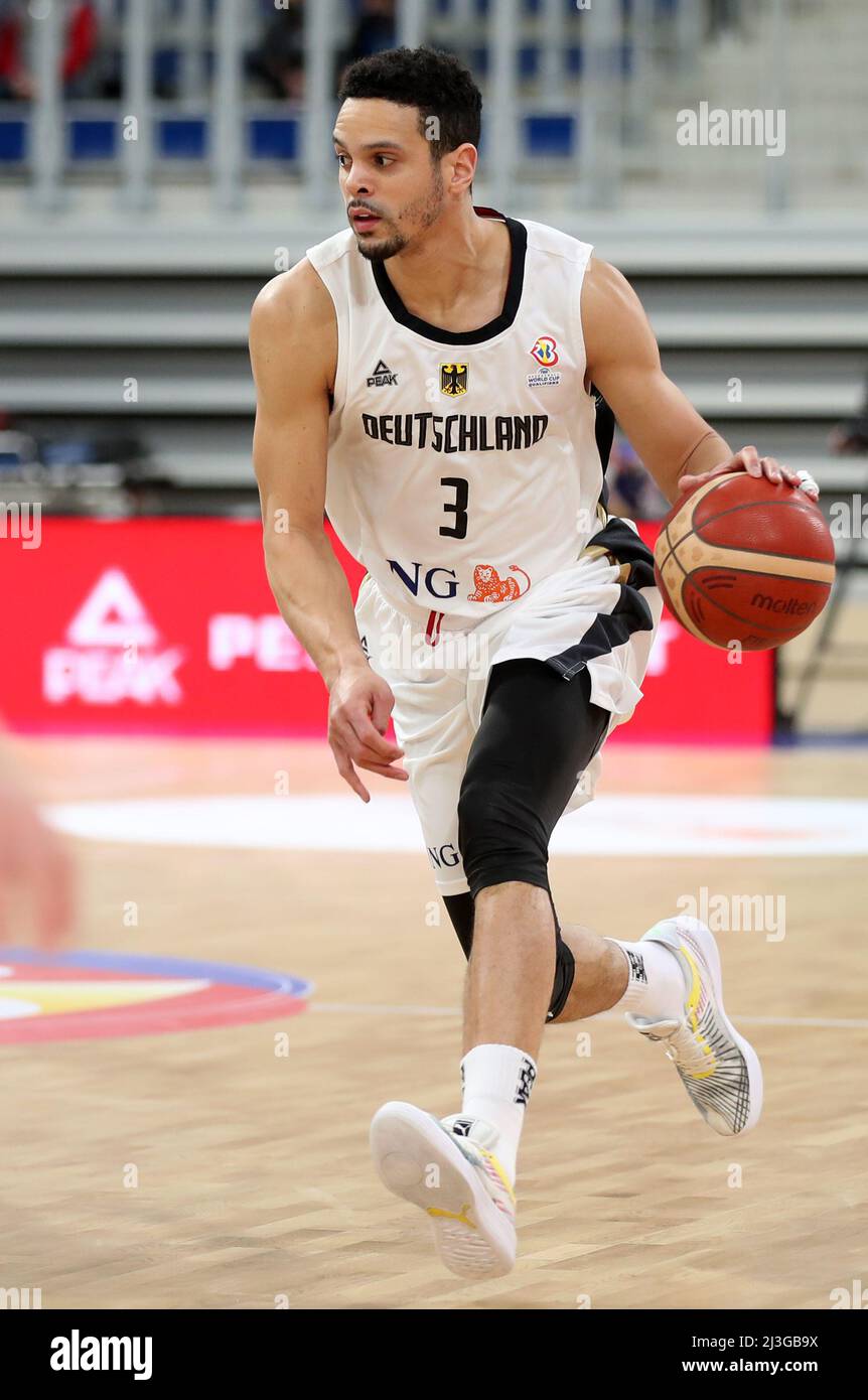 Dominic Lockhart #3 von Deutschland Germany vs Israel Basketball World ...