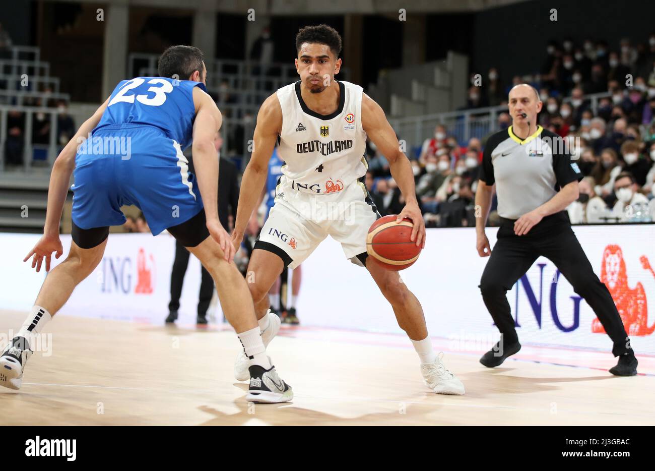 Maodo Lo #4 von Deutschland Germany vs Israel Basketball World Cup ...