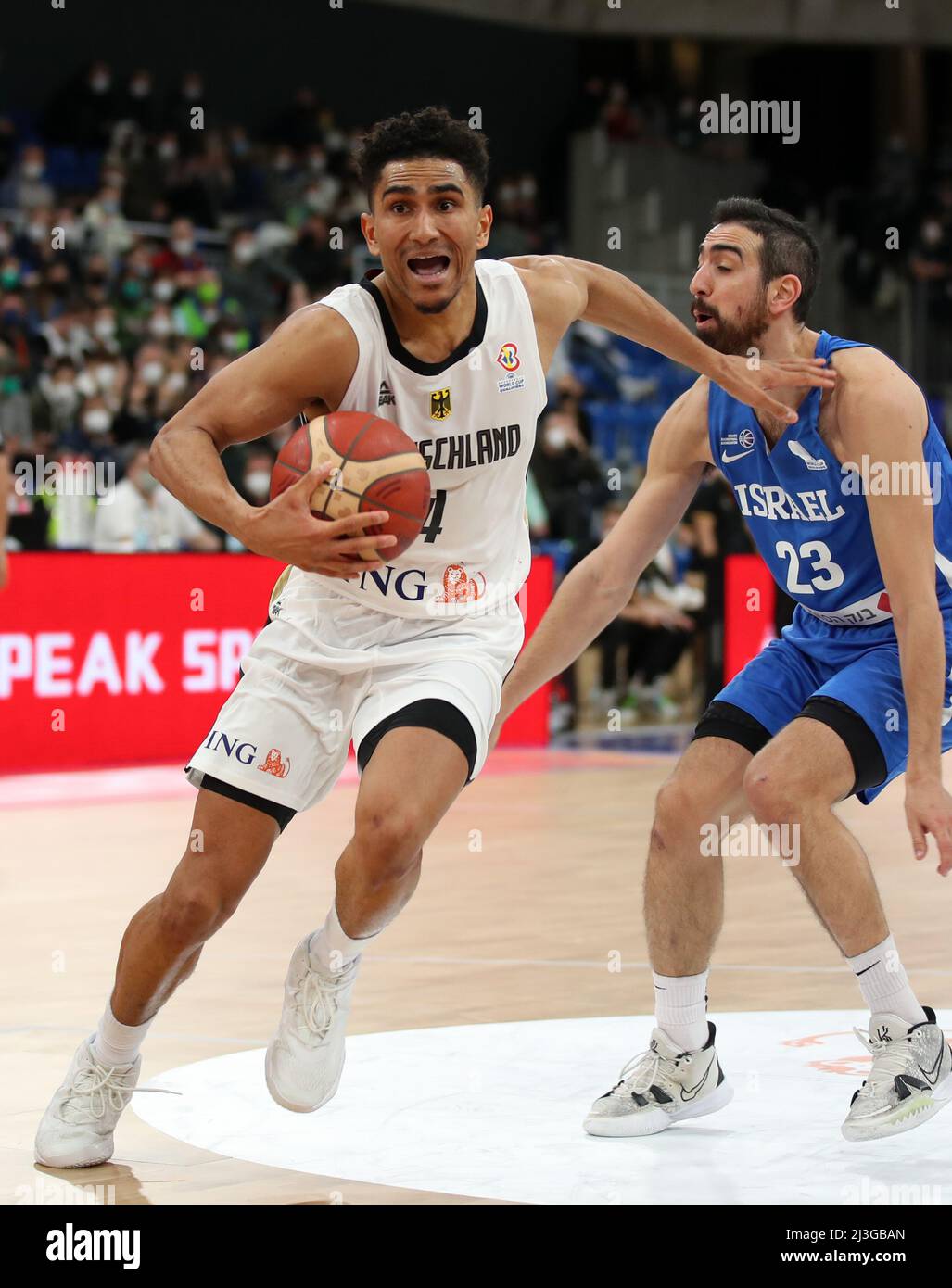 Maodo Lo #4 von Deutschland Bar Timor #23 of Israel Germany vs Israel ...