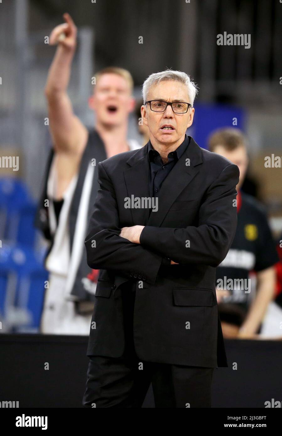 Gordon Herbert Bundestrainer von Deutschland Germany vs Israel ...