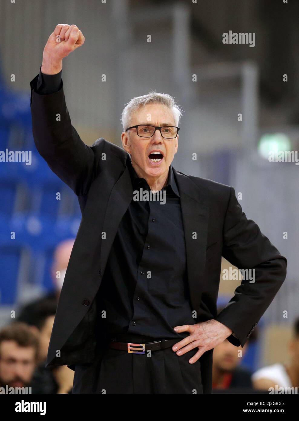 Gordon Herbert Bundestrainer von Deutschland Germany vs Israel ...