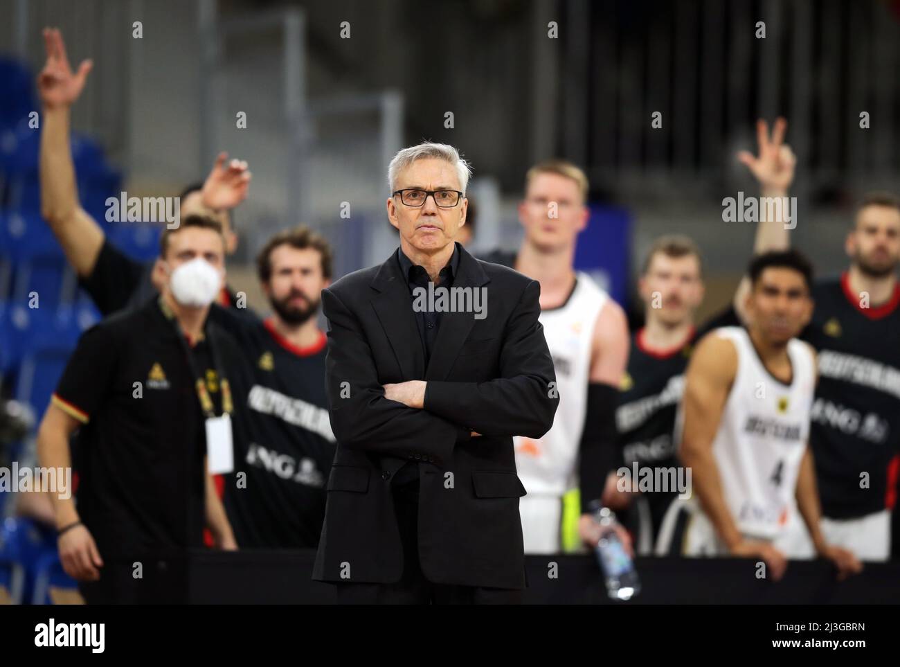 Gordon Herbert Bundestrainer von Deutschland Germany vs Israel ...