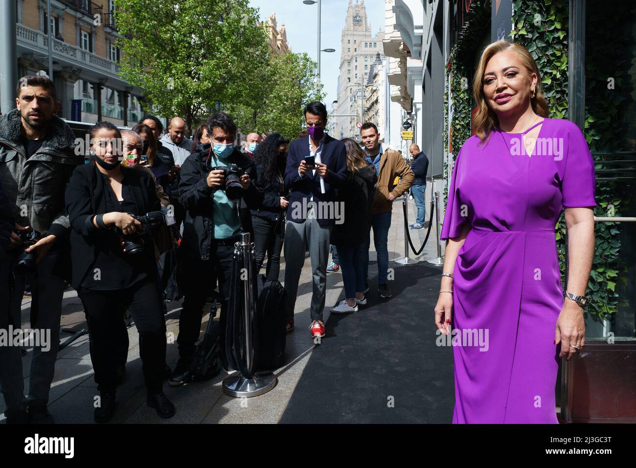 Madrid, Spain. 08th Apr, 2022. Belen Esteban presents "flavors of ...