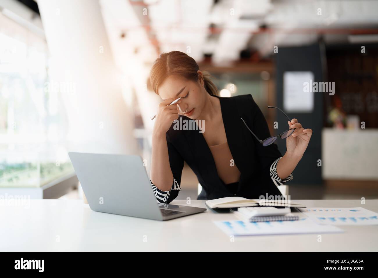 Stressed Business Woman