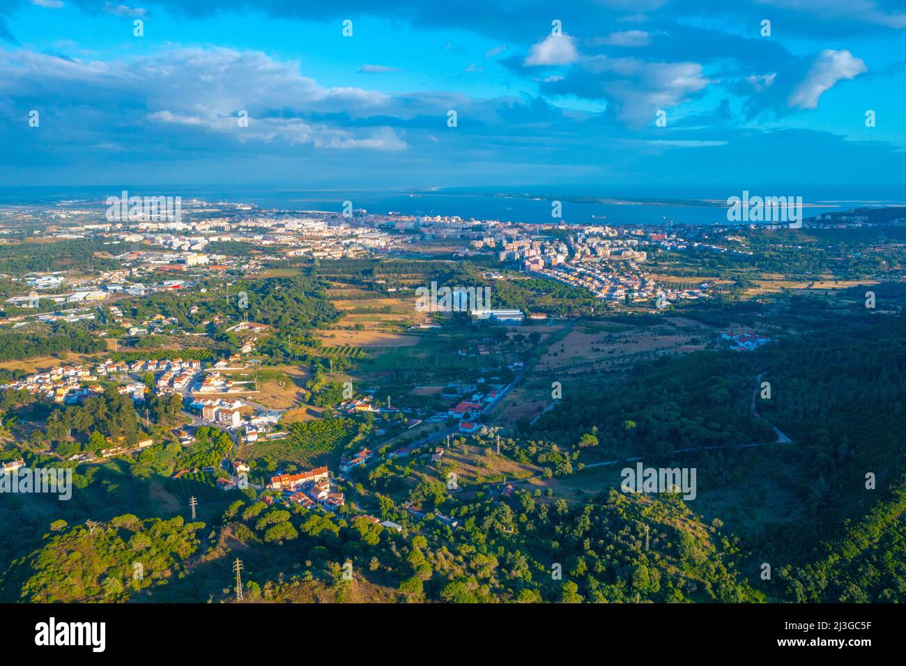 Aerial view setubal city hi-res stock photography and images - Alamy