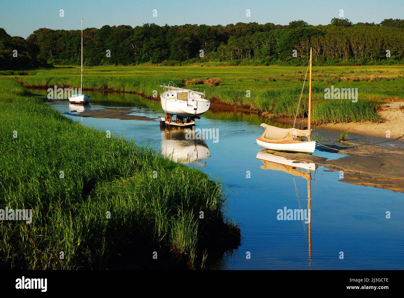 PAines Creek, Cape Cod Stock Photo - Alamy