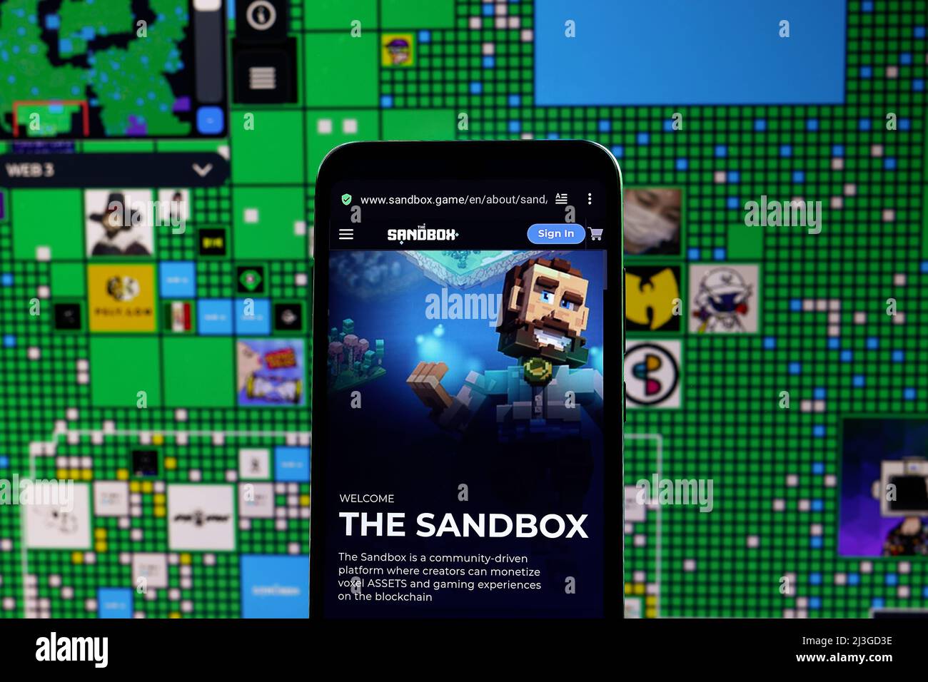 The Sandbox editorial. Illustrative photo for news about The Sandbox ...