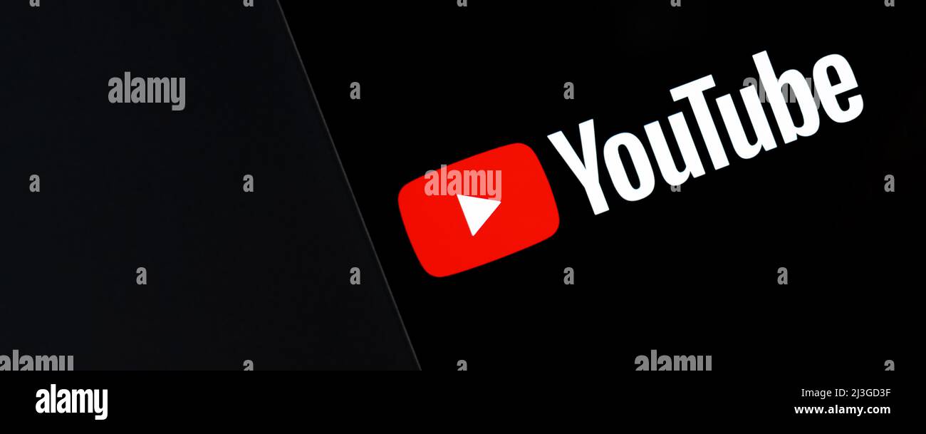 Youtube banner hi-res stock photography and images - Alamy