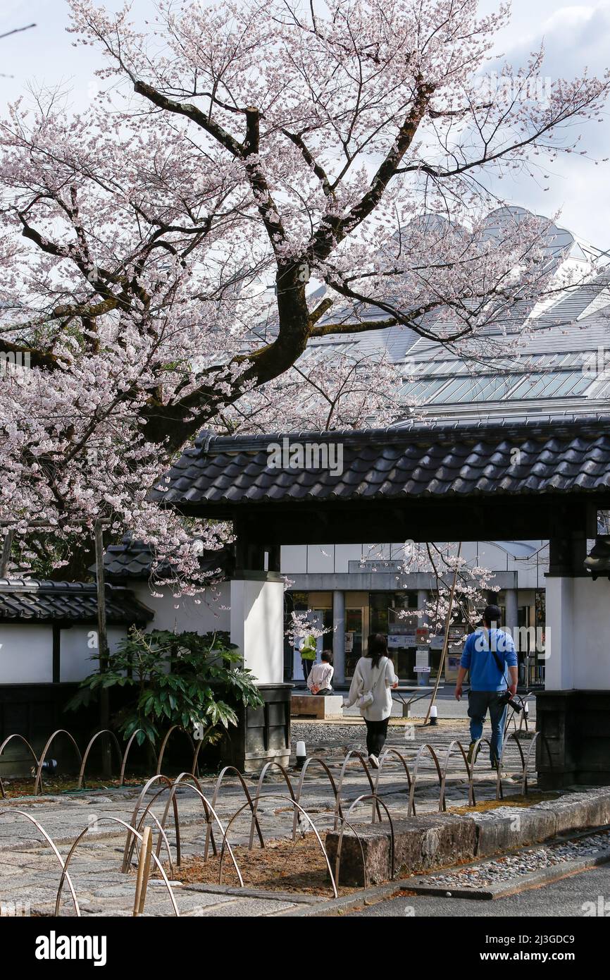 iida, nagano, japan, 2022/02/04 , entrance of the Iida museum with the ...