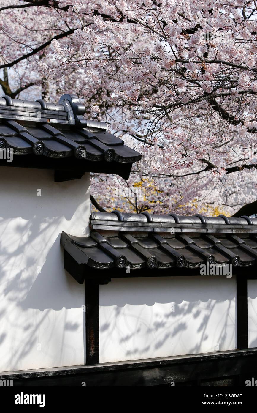iida, nagano, japan, 2022/02/04 , entrance of the Iida museum with the ...