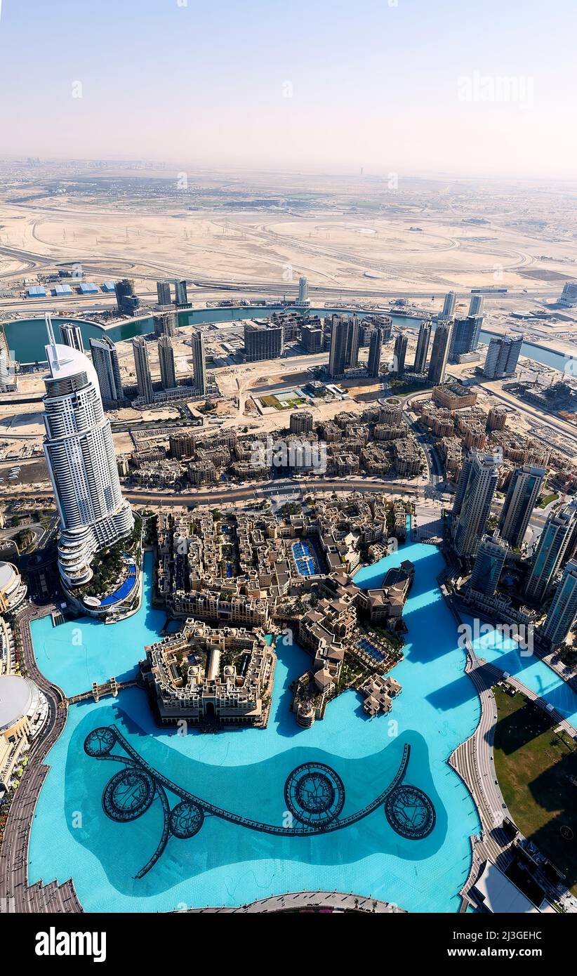 Aerial view dubai from hi-res stock photography and images - Alamy