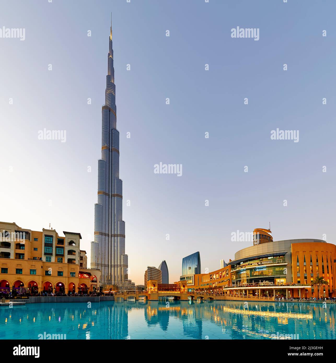 Dubai. UAE. Burj Khalifa Stock Photo - Alamy