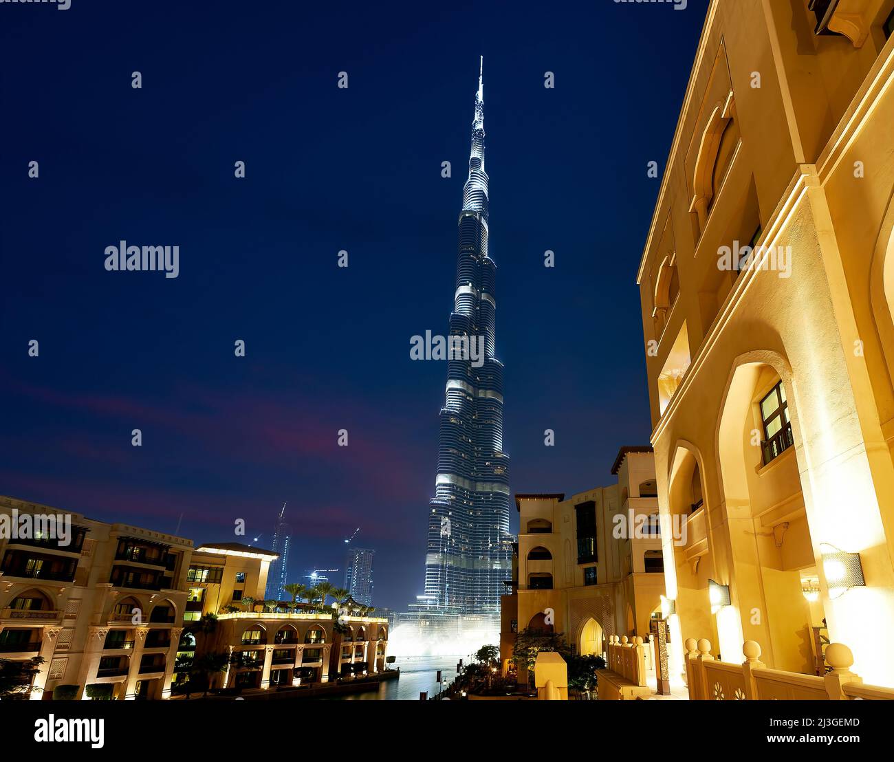Dubai. UAE. Burj Khalifa Stock Photo - Alamy