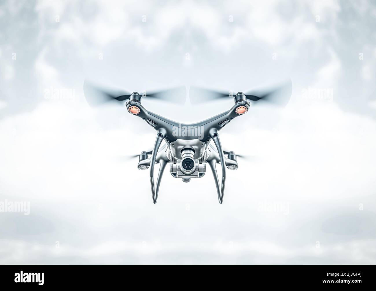 Drone flying high over forest hi-res stock photography and images - Alamy