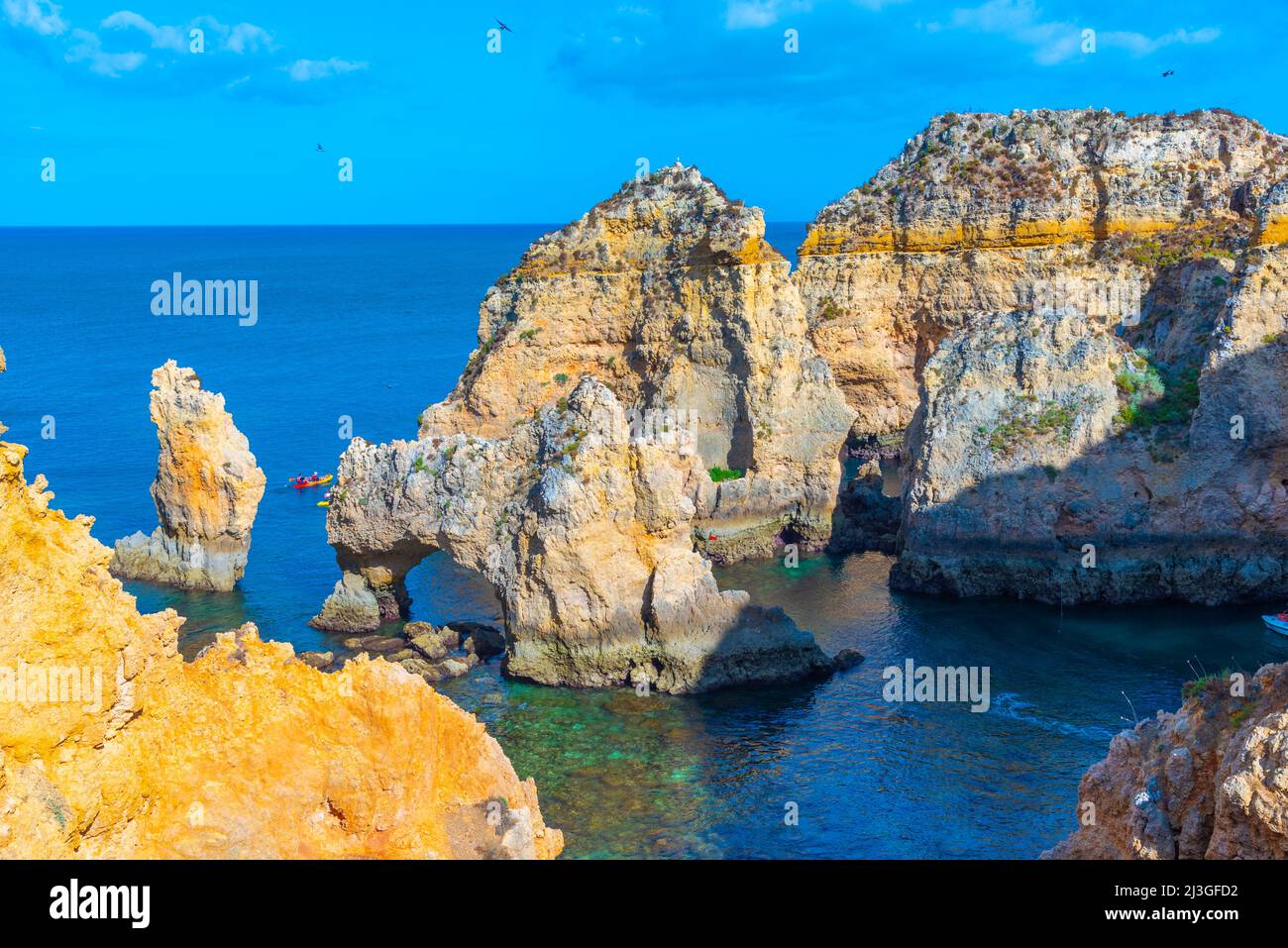 Ponta da Piedade cliffs near Lagos, Portugal Stock Photo - Alamy