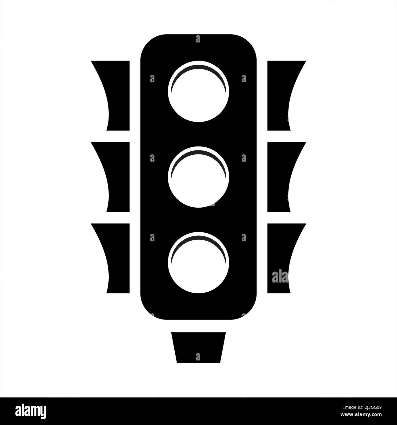 Traffic light icon. Symbol for website design, logo, app, UI. Vector ...