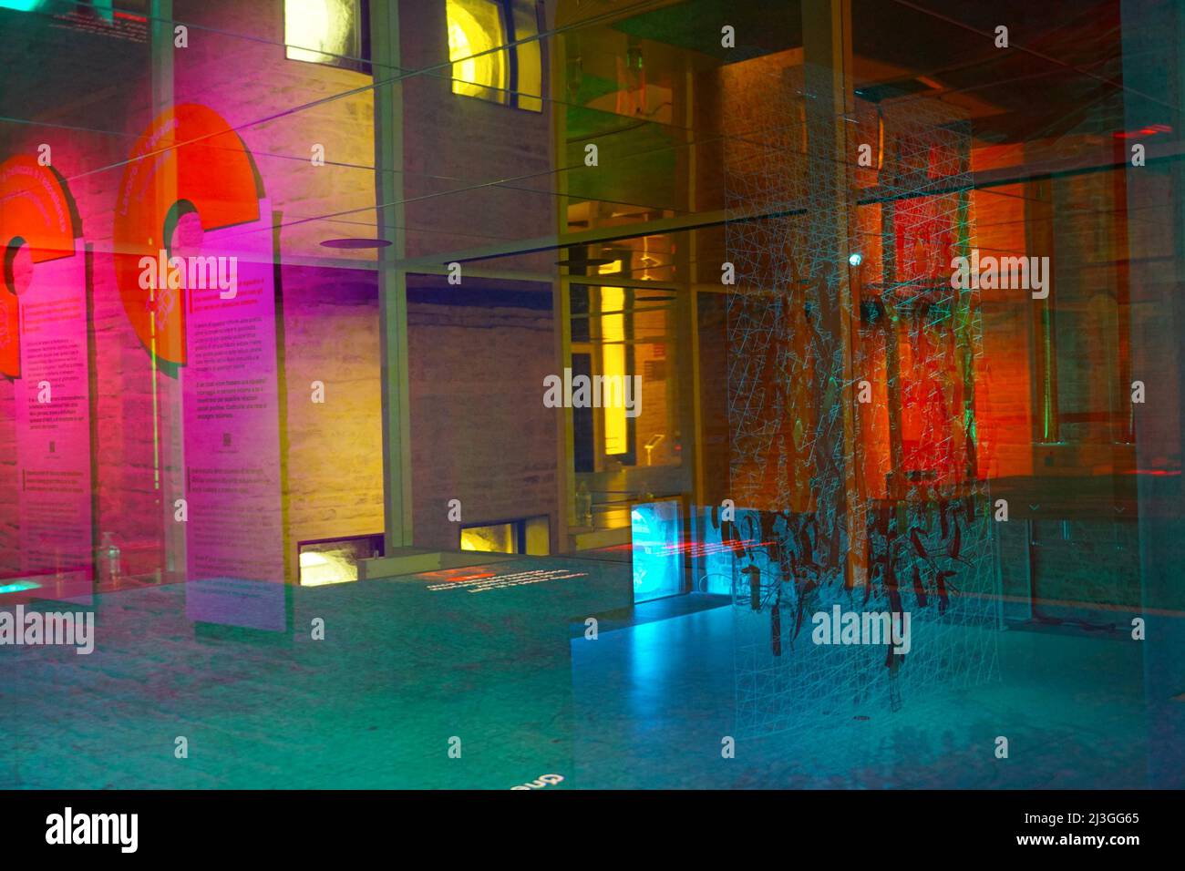 April 8, 2022, Venice, Italia: An artistic installation of ''The Human ...