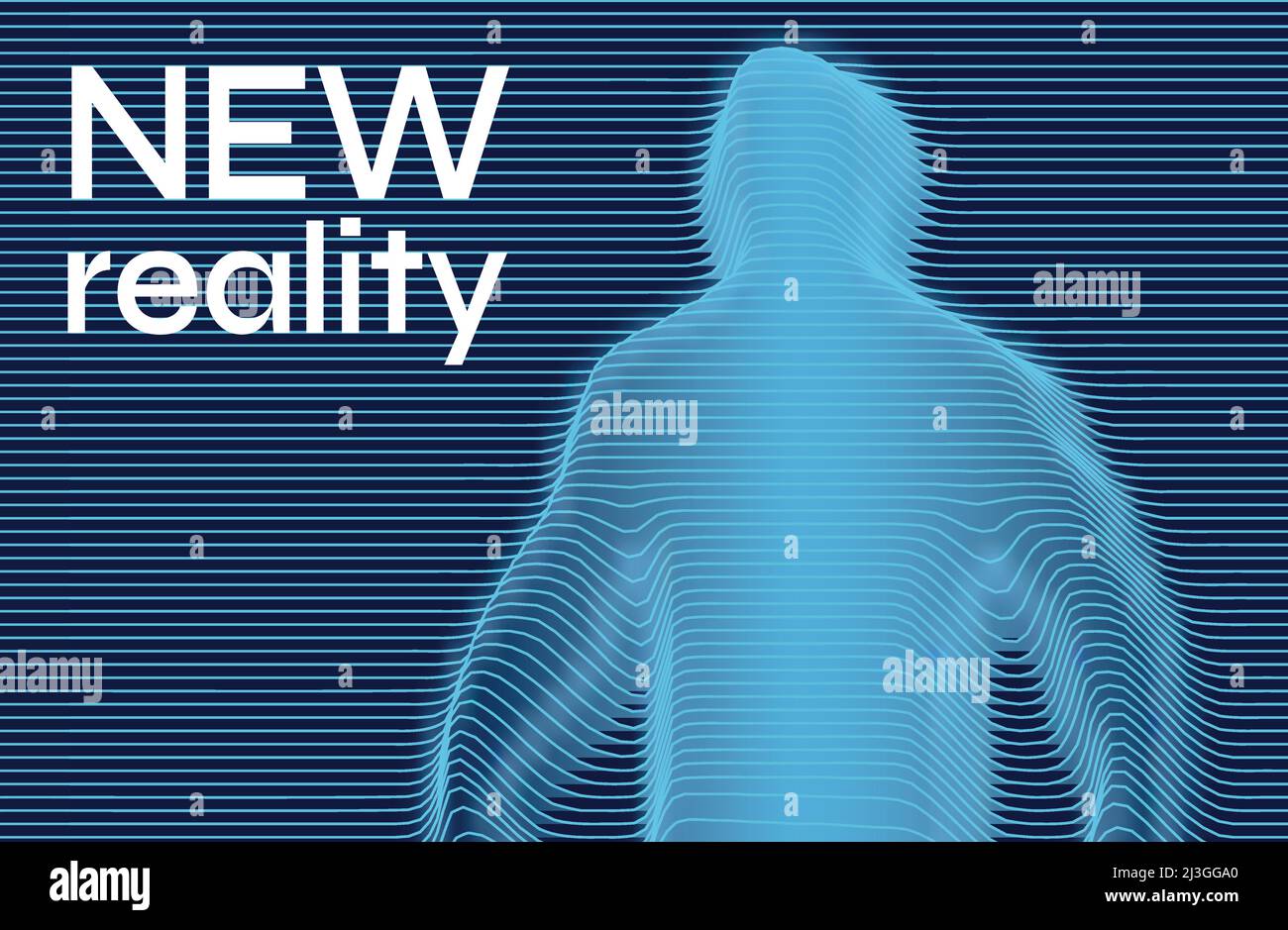 Distortion distorted reality Stock Vector Images - Alamy