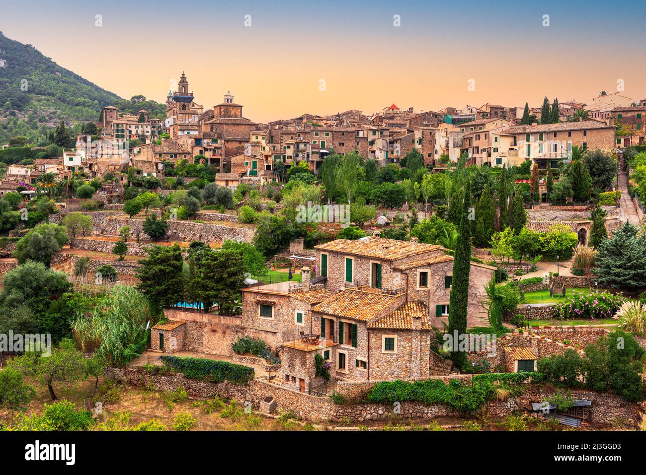 Valldemossa, Mallorca, Spain historic village Stock Photo - Alamy