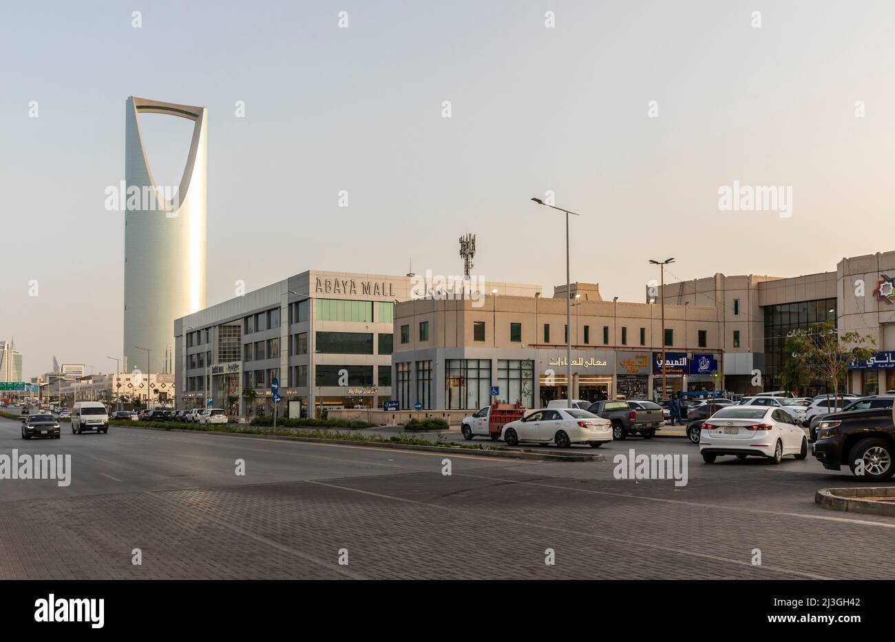 Riyadh, Saudi Arabia, 1st April 2022: street picture of Riyadh, Olaya ...